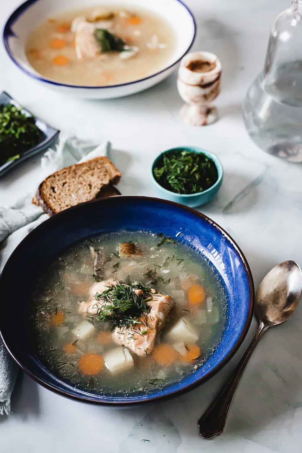 No-Waste Instant Pot Fish Soup (And Stove Top Instructions)