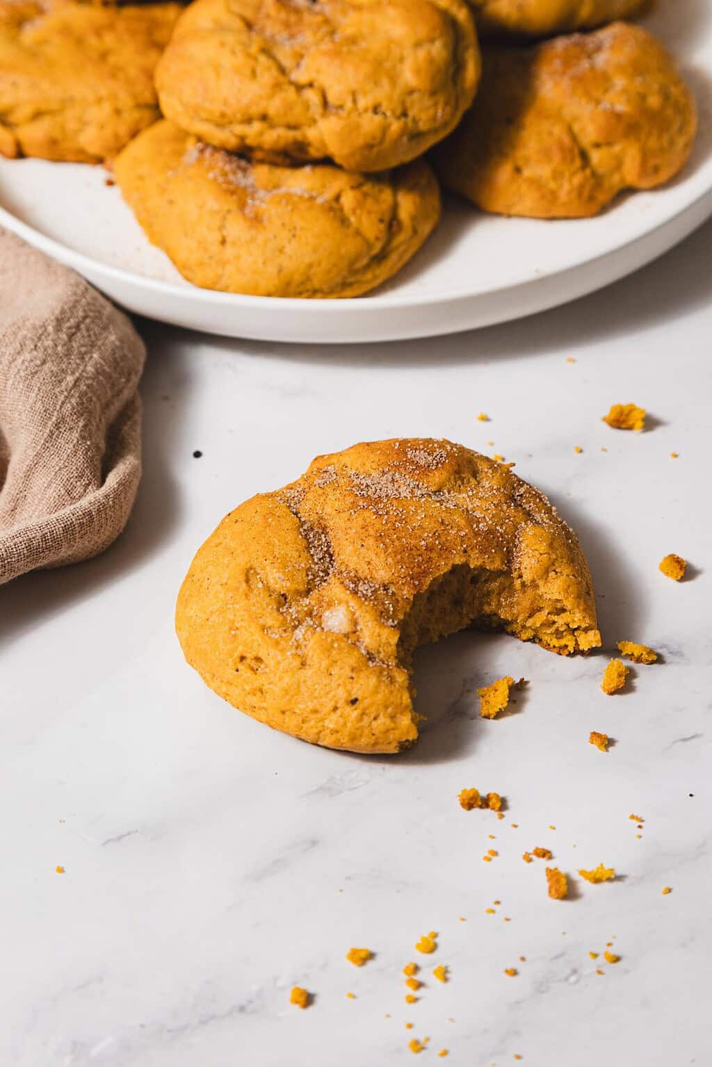 Spiced and Chewy Pumpkin Spice Cookies
