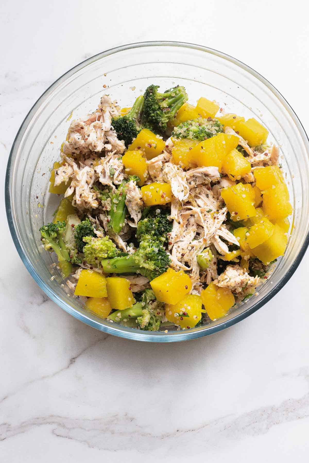 Healthy Quinoa Chicken Casserole with Broccoli and Pumpkin : Thermocookery