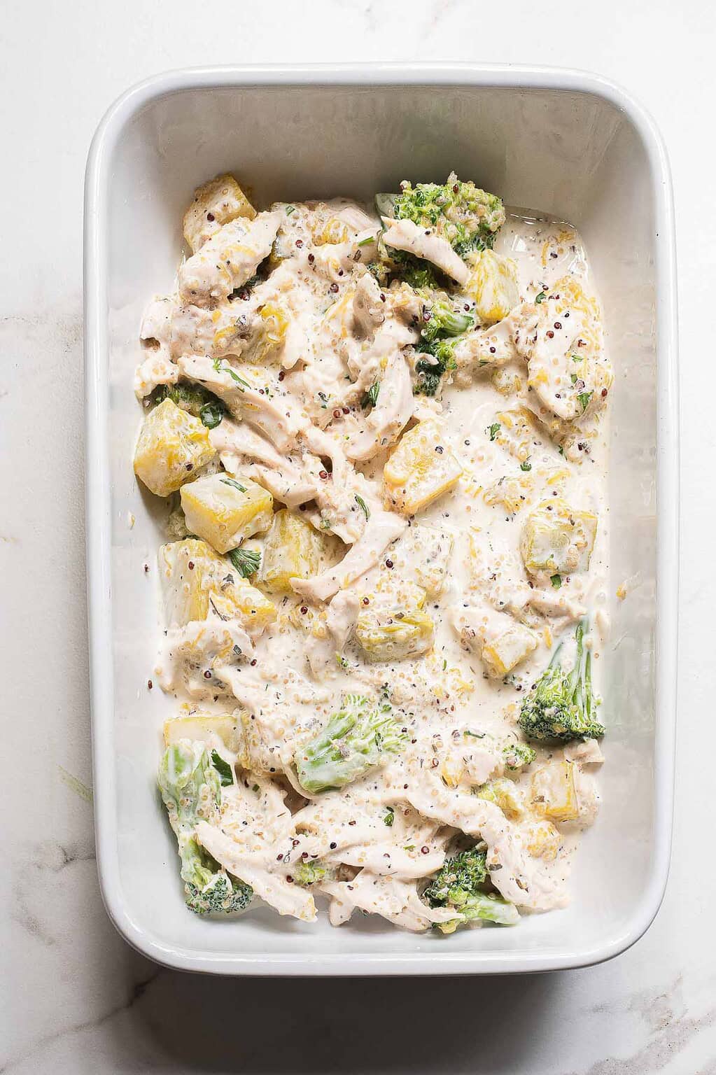 Healthy Quinoa Chicken Casserole with Broccoli and Pumpkin : Thermocookery