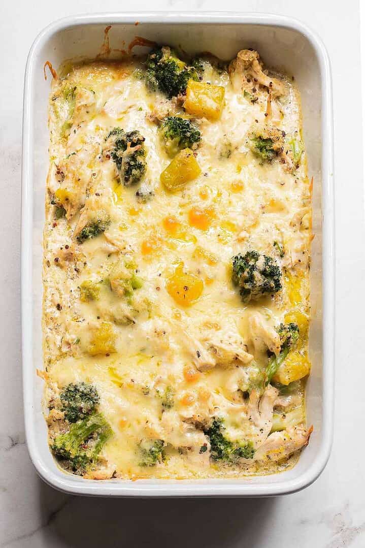 Healthy Quinoa Chicken Casserole with Broccoli and Pumpkin : Thermocookery
