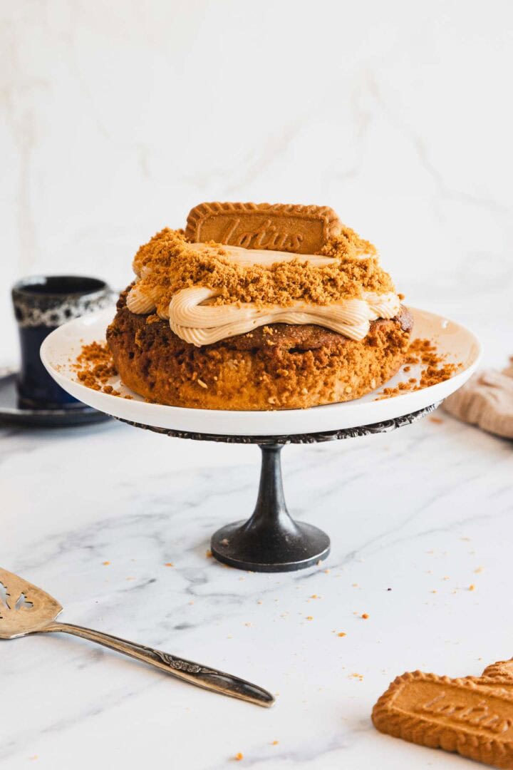 Easy Air Fryer Biscoff Cake : Thermocookery