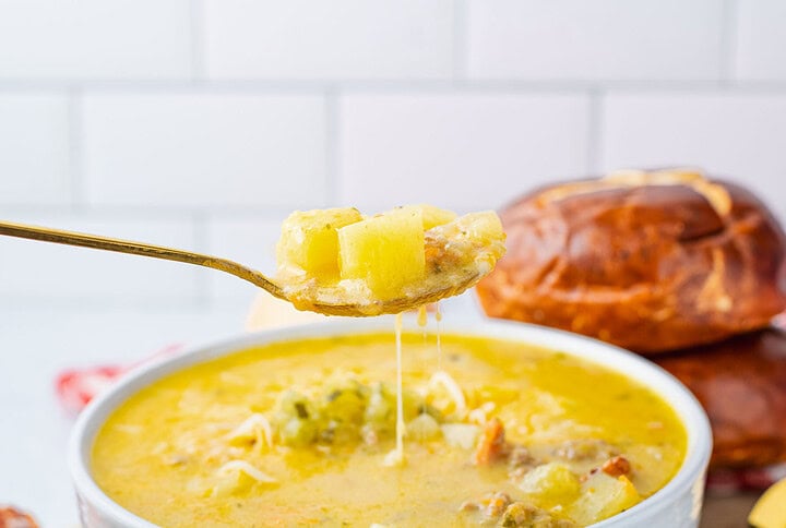 The Instant Pot Cheeseburger Soup That Became An Instant Hit