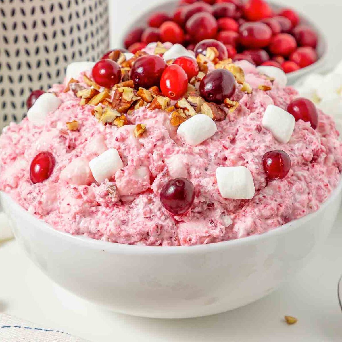 The One Step That Keeps Cranberry Fluff Salad Light and Smooth